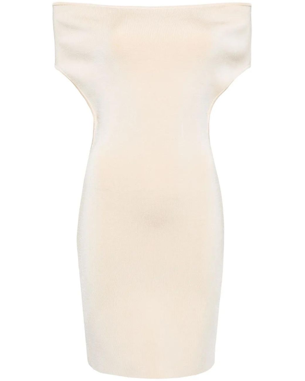 Jacquemus La Robe Cubista Short Dress in Natural | Lyst