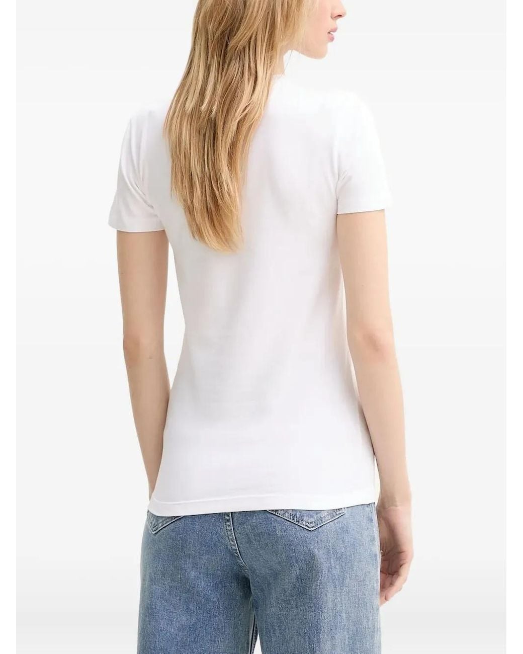 Iceberg Poppy-Print Cotton T-Shirt in Blue | Lyst