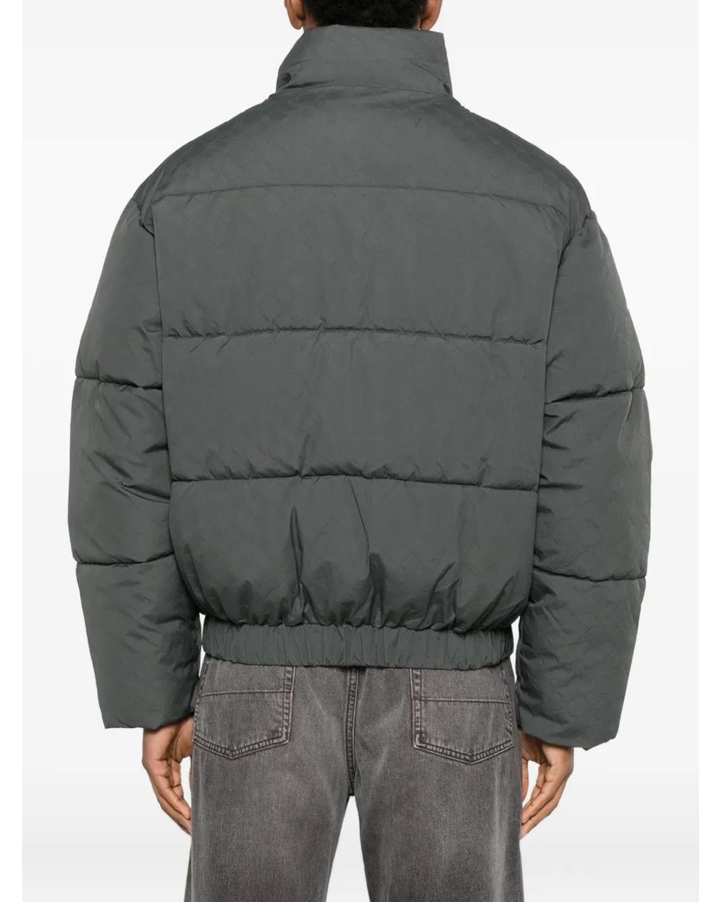 Daily Paper Renako Monogram Padded Jacket in Gray for Men | Lyst