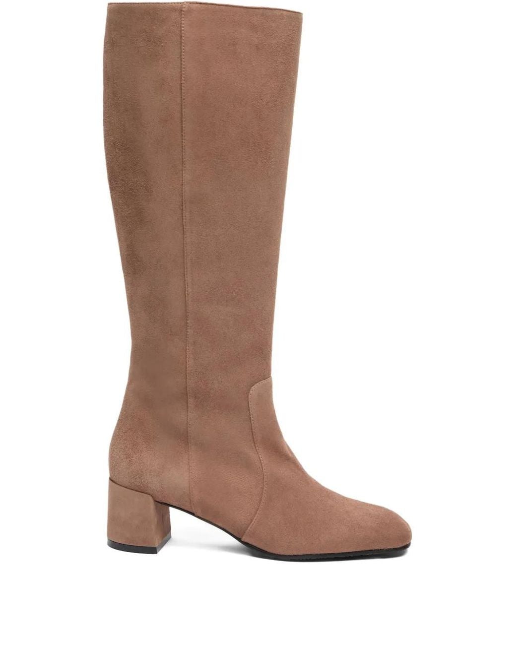 Stuart Weitzman 50Mm Maeve Boots in Brown | Lyst