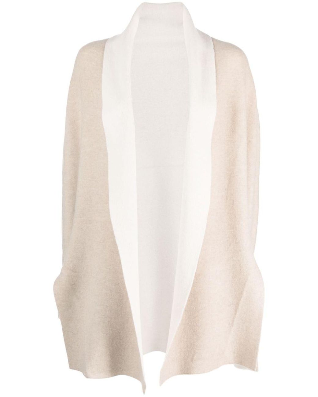Philo-Sofie Cashmere Shawl-Lapel Cashmere Cardi-Coat in White | Lyst