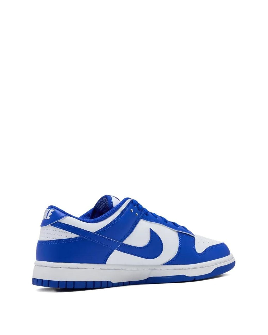 Nike Dunk Low-Top Swoosh Sneakers in Blue | Lyst