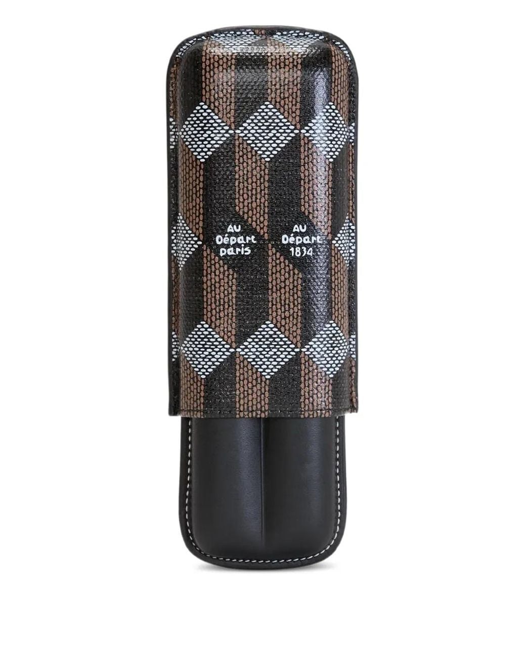 AU DEPART Argyle Cigar Case in Black | Lyst