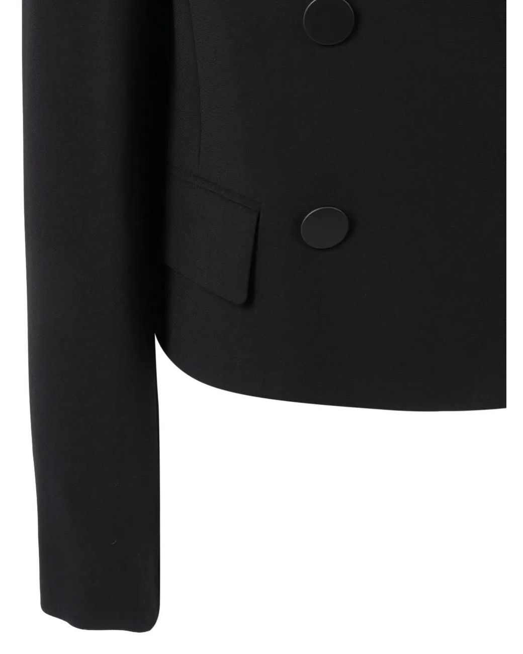 Max Mara Caprera Button Jacket in Black | Lyst