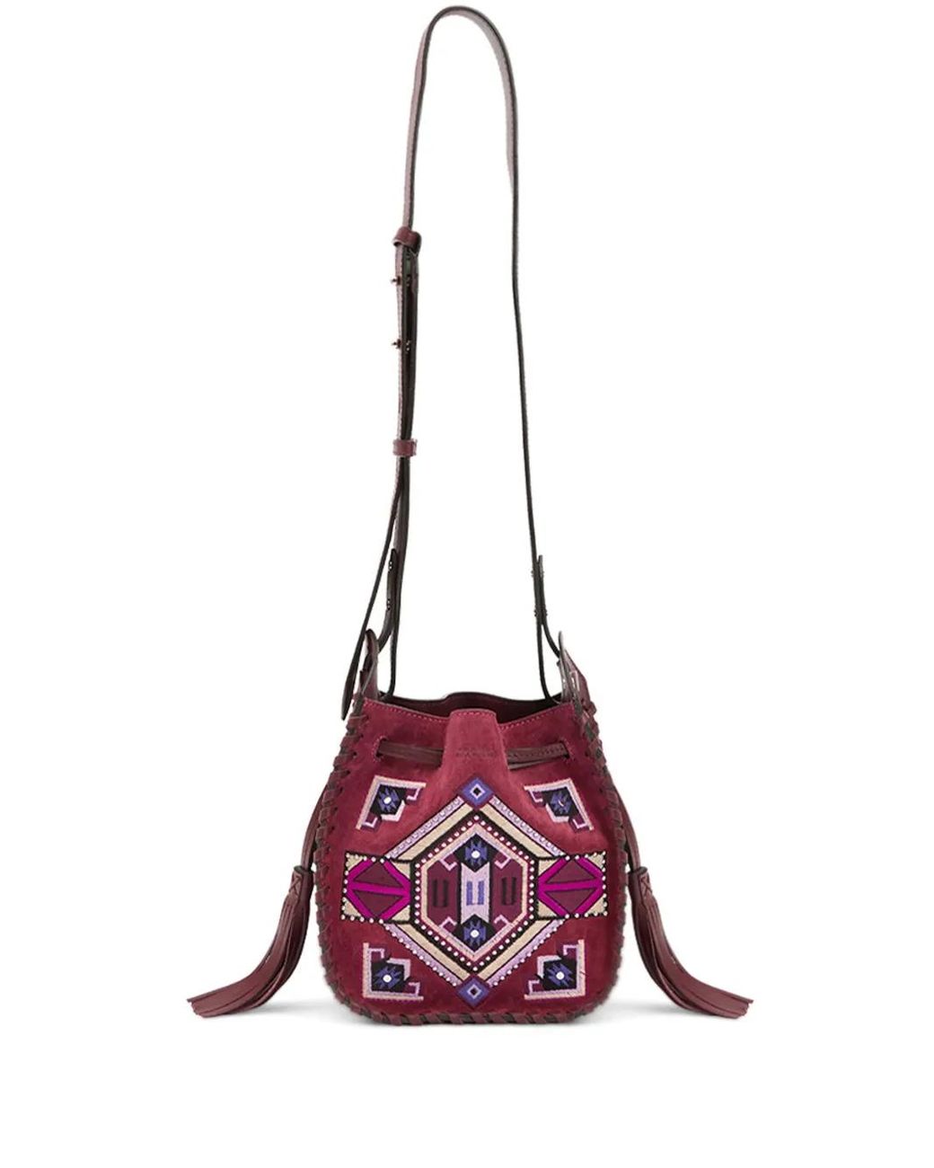 Isabel Marant Mini Silao Bucket Bag in Purple | Lyst