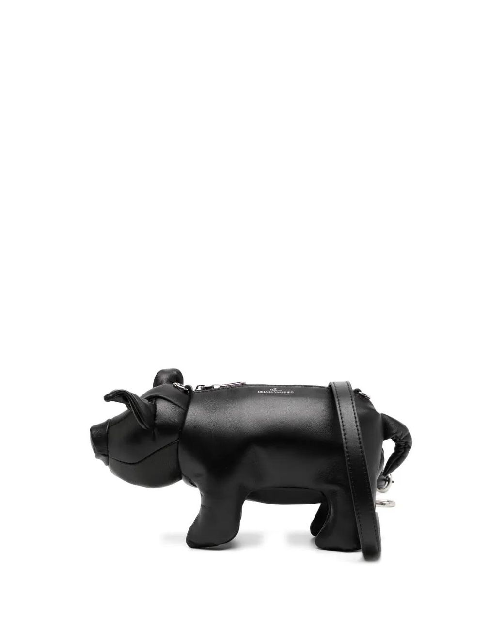 Maison Mihara Yasuhiro Pig Messenger Bag in Black for Men | Lyst