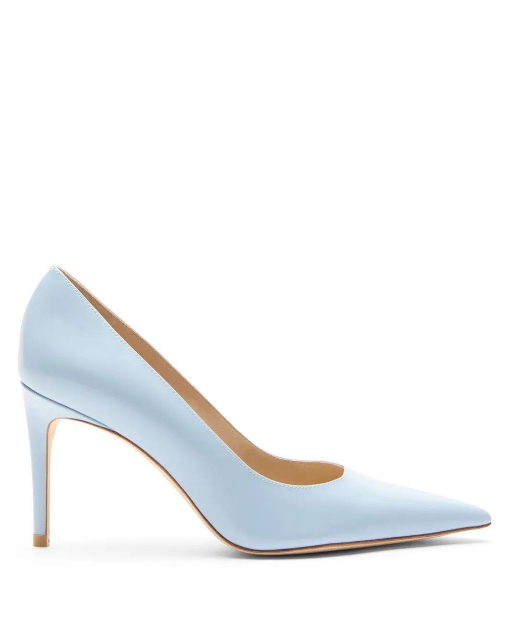 Stuart Weitzman 85Mm Power Pumps in Blue | Lyst