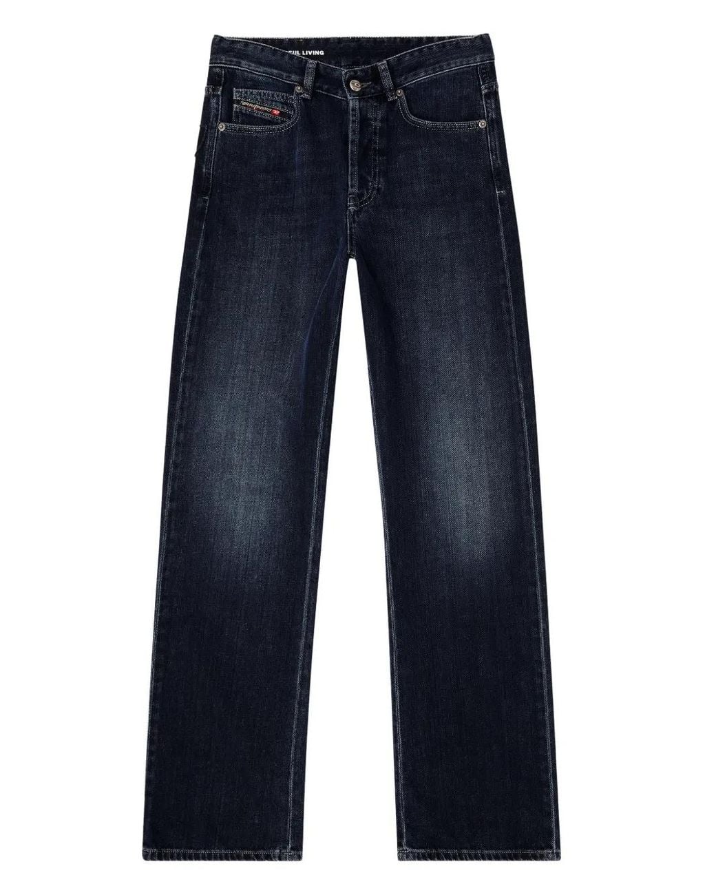 DIESEL 1971 D-Sent-S1 Shaded Embroidered Jeans in Blue | Lyst