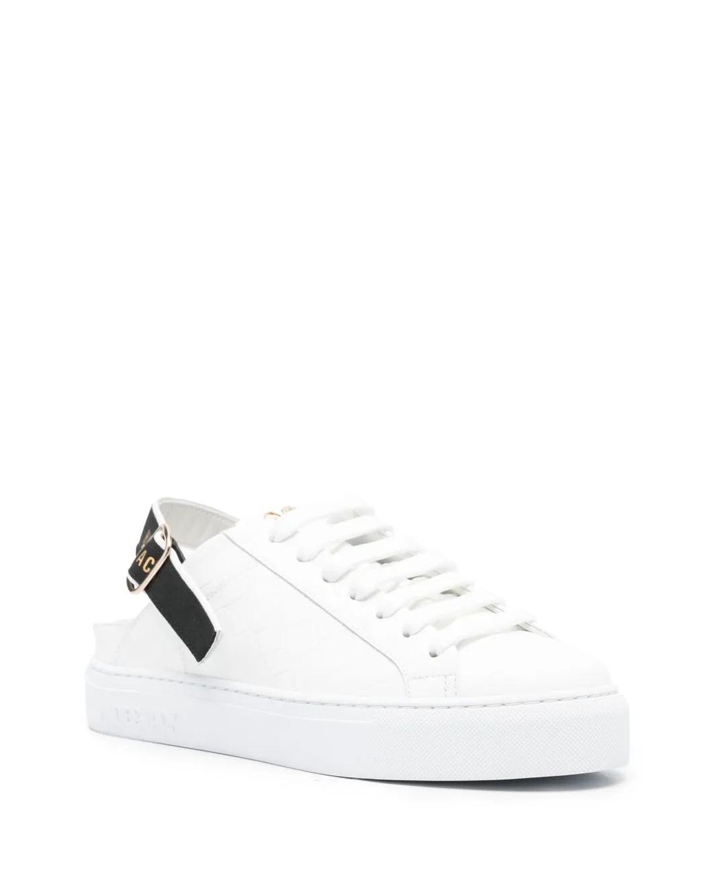 HIDE & JACK Sabot Croco Sneakers in White | Lyst