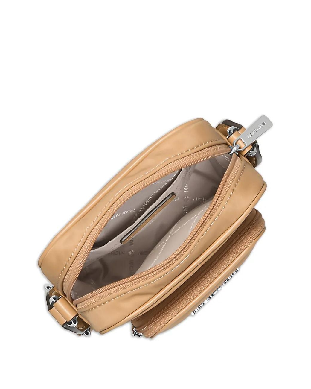 Michael Kors Khai Cross Body Bag in Natural | Lyst