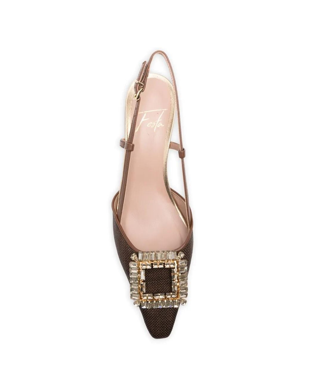 Roberto Festa Julien Embellishment Slingback Pumps in Pink | Lyst
