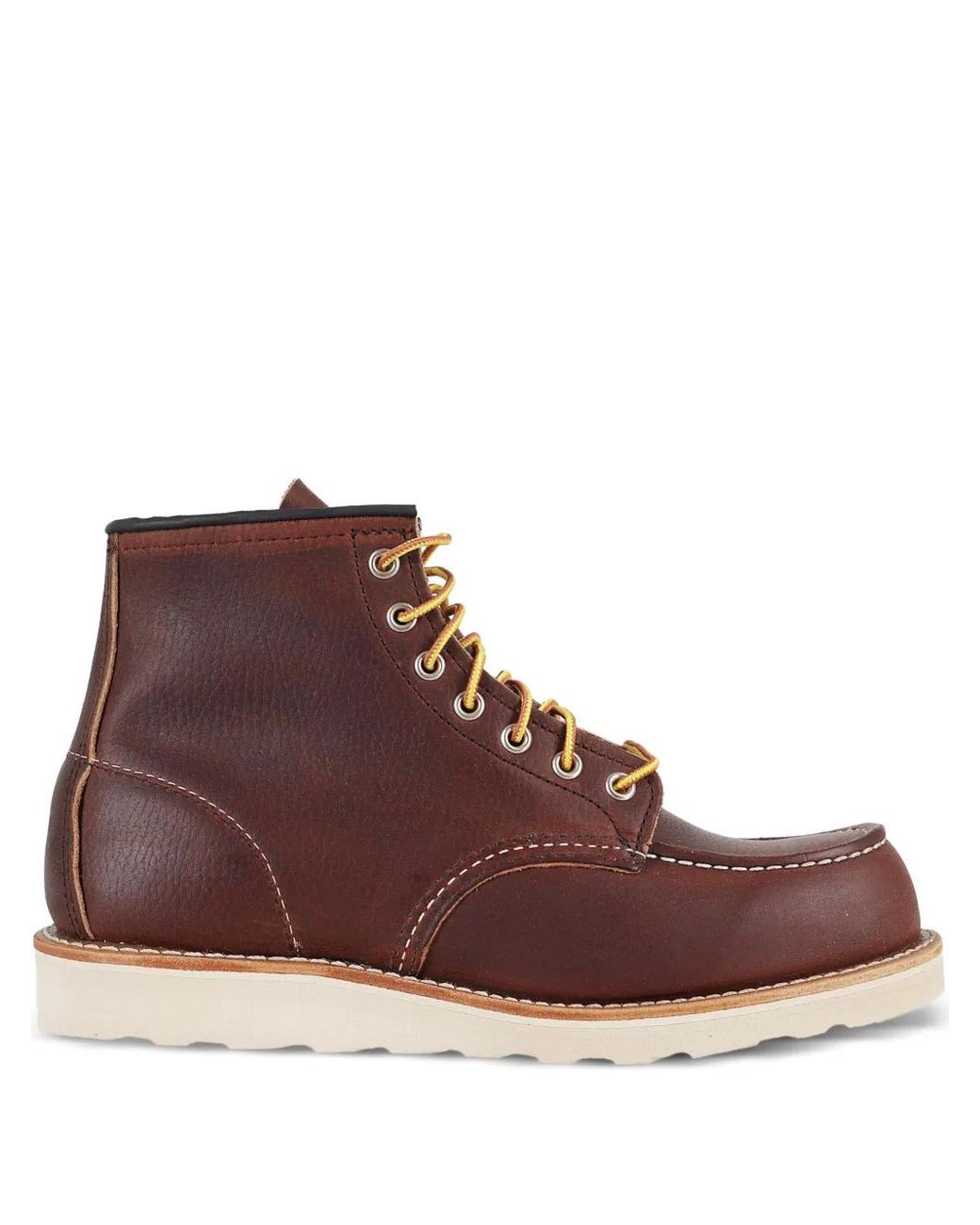 Red Wing 08138 Moc Lace-Up Leather Boots in Brown for Men | Lyst UK