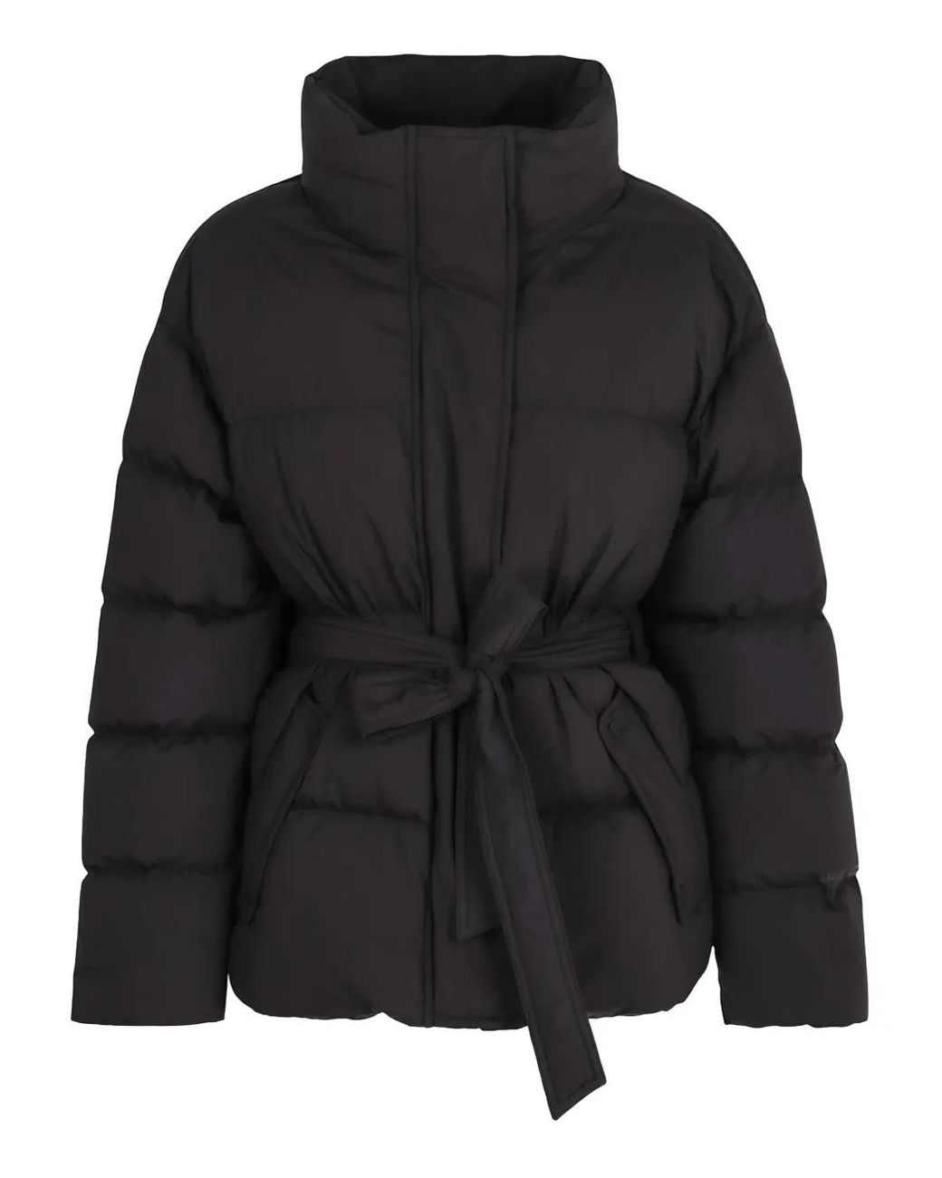 Laminar Flap-Pockets Padded Jacket in Black | Lyst