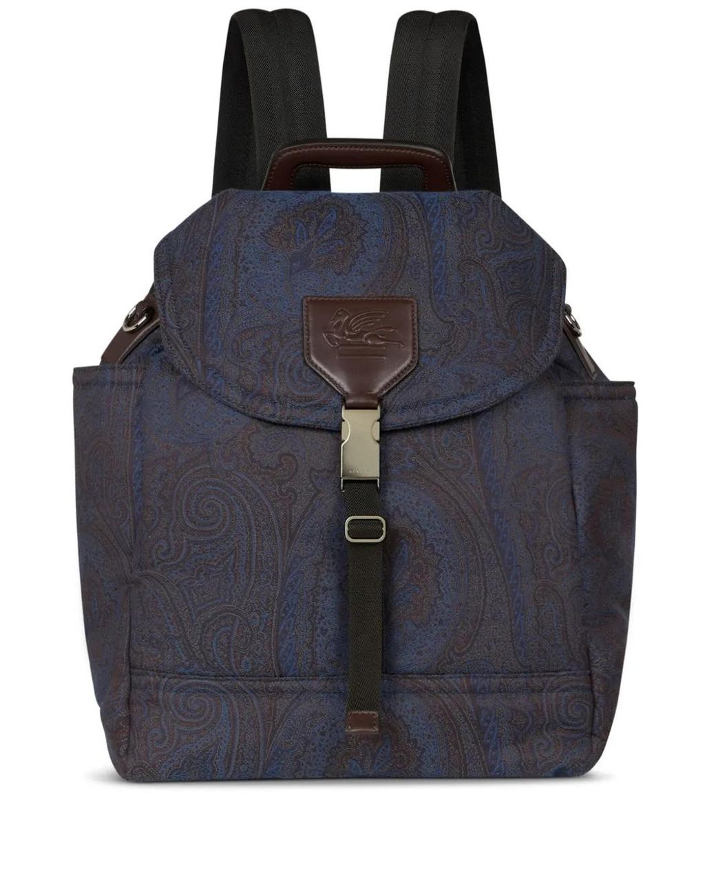 Etro Pegaso-Motif Backpack in Blue for Men | Lyst UK