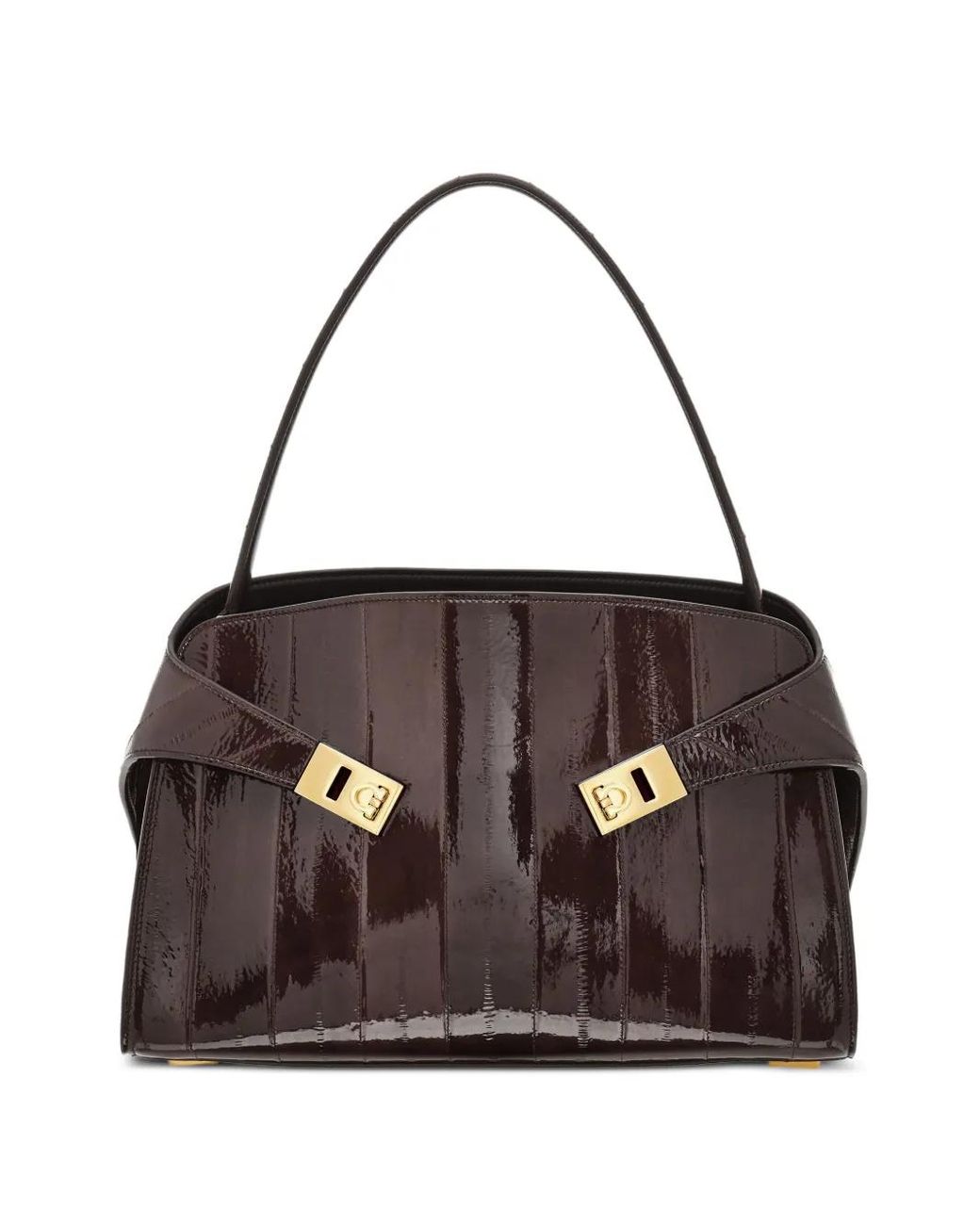 Ferragamo Medium Hug Soft Shoulder Bag in Black | Lyst