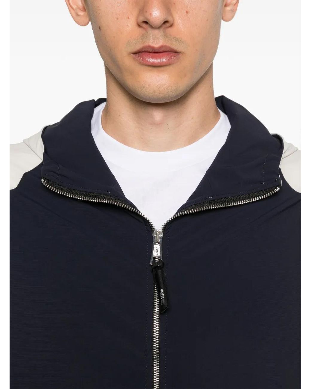 Pmds Hooded Jacket in Blue for Men | Lyst