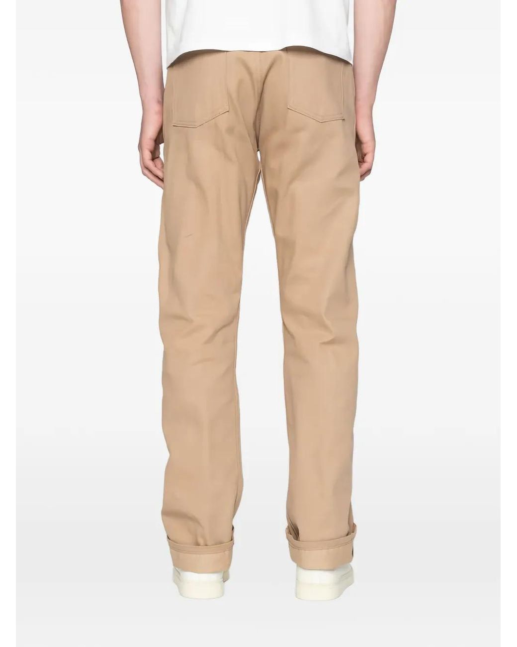 Naked & Famous True Guy Selvedge Slacks Trousers in Natural for Men | Lyst