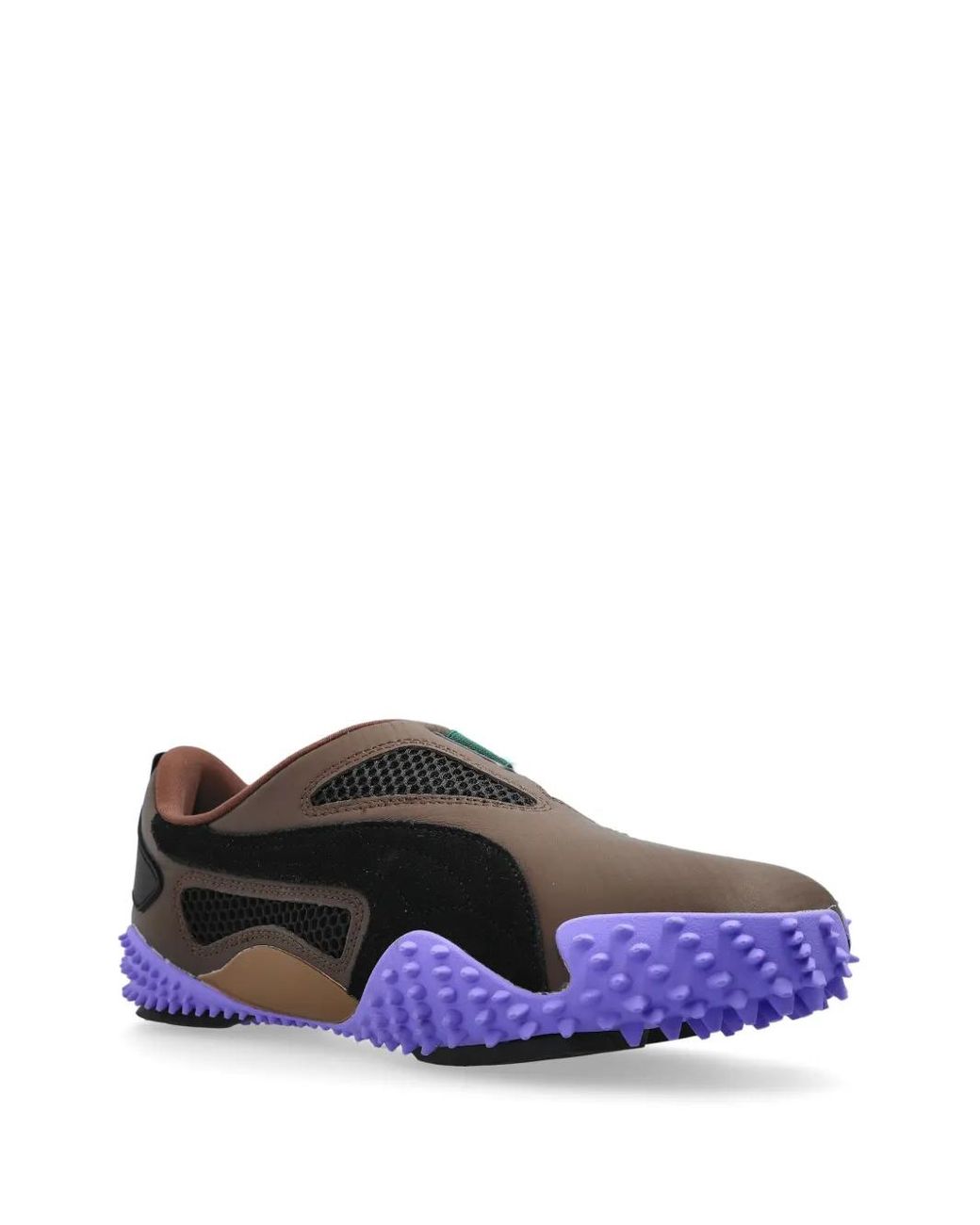 PUMA Mostro Mesh-Panelled Sneakers in Brown | Lyst
