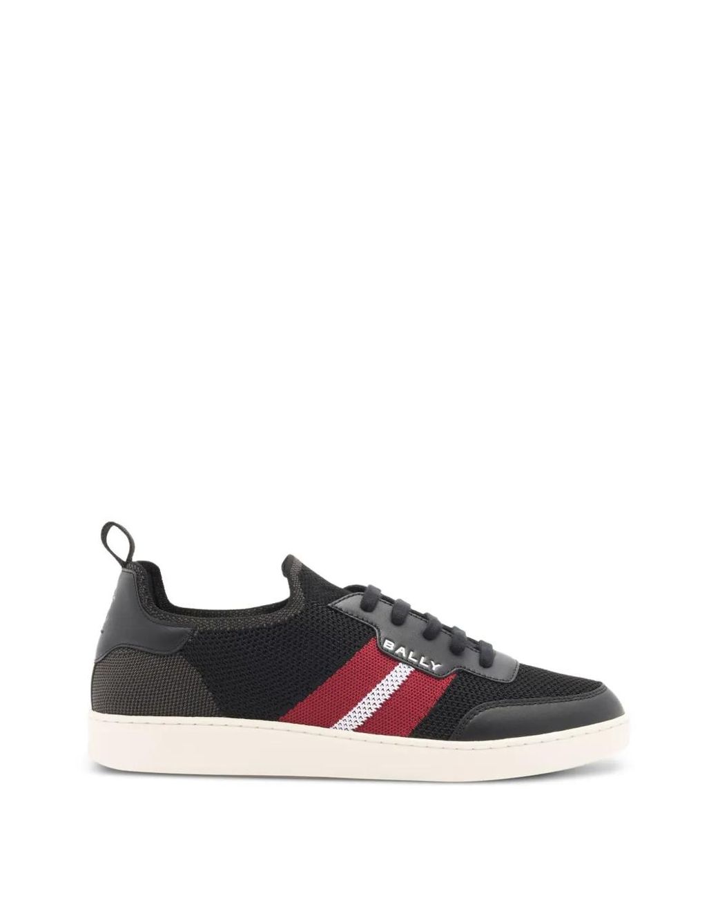 Bally Stripe-Detail Sneakers in White for Men | Lyst