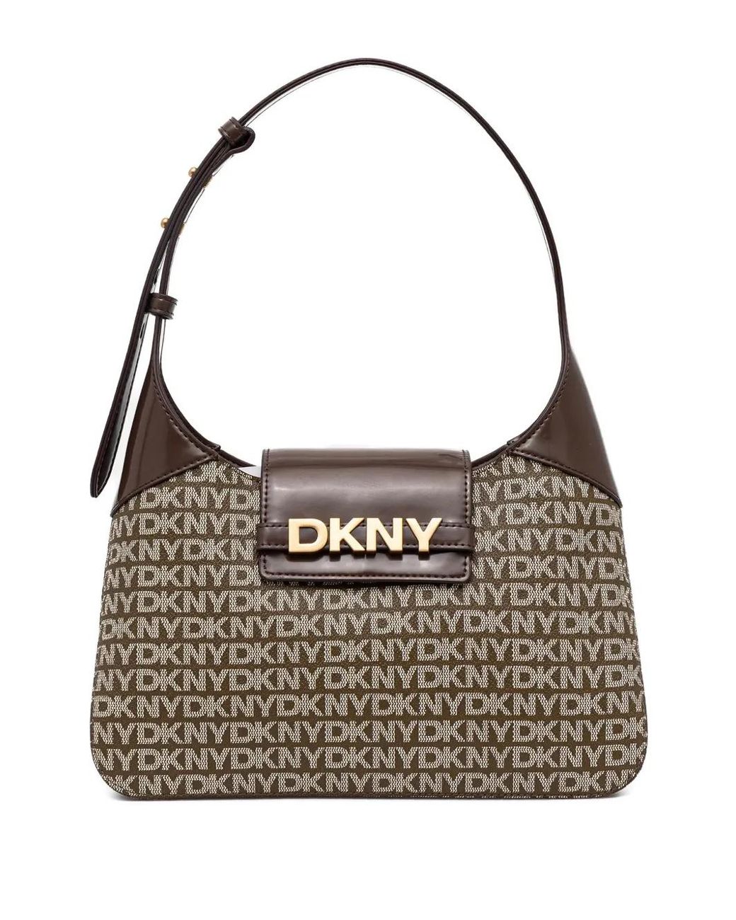 DKNY Avril Shoulder Bag in Grey | Lyst UK