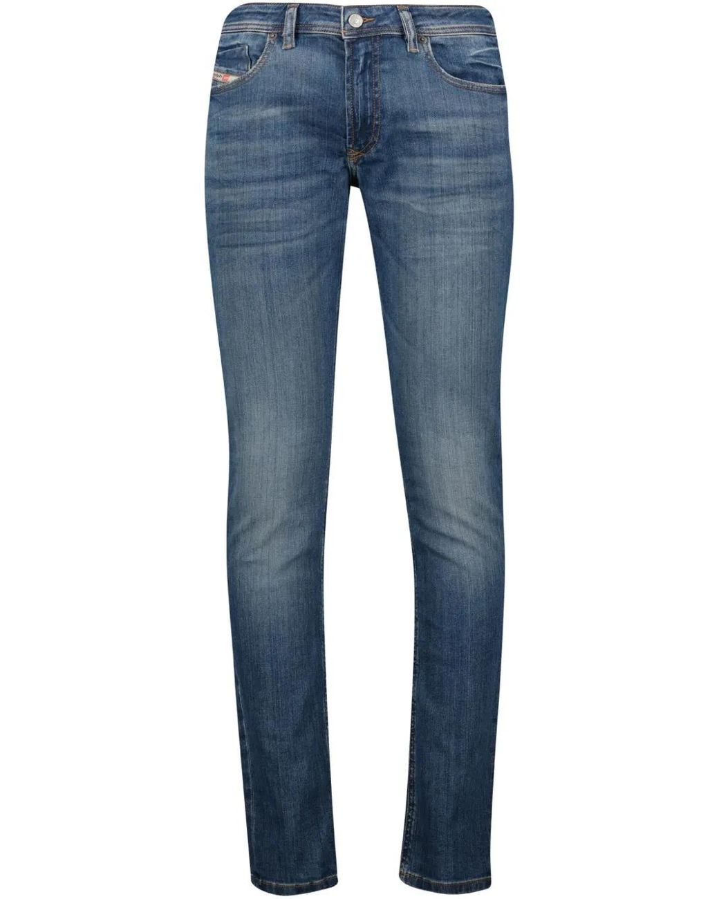 DIESEL 1979 Sleenker 0Bmbt Skinny Jeans in Blue for Men | Lyst