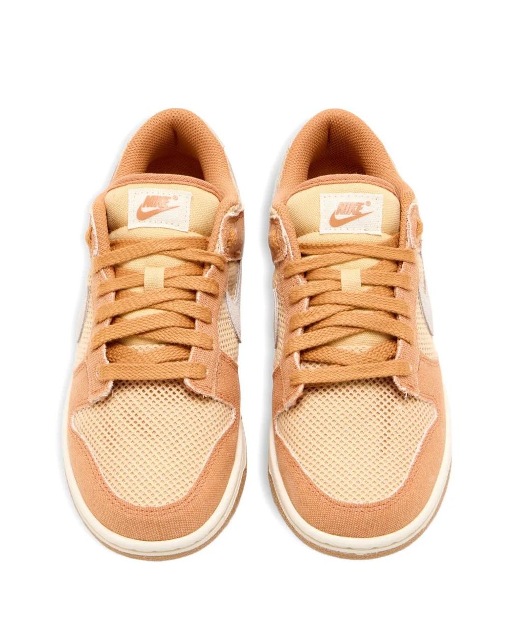 Nike Dunk Low Next Nature Mesh Panel Sneakers in Pink | Lyst