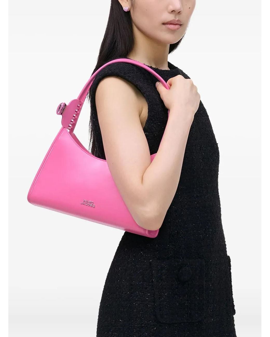 Marc Jacobs The Glam Claw Clip Shoulder Bag in Pink | Lyst