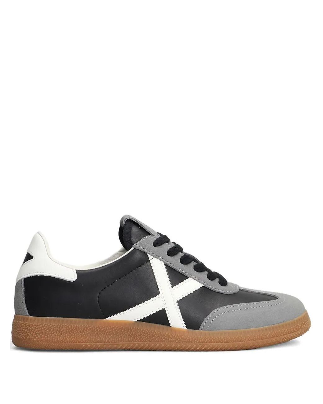 Munich Barru Cross-Detail Sneakers in Black for Men | Lyst UK