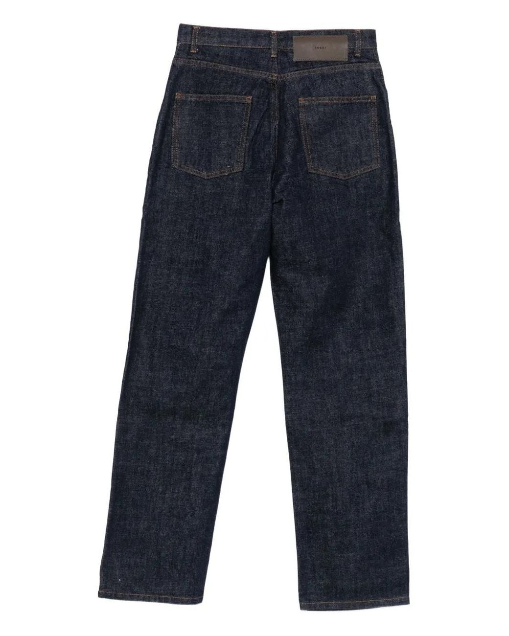 Soeur Barnabe Logo-Patch Jeans in Blue | Lyst