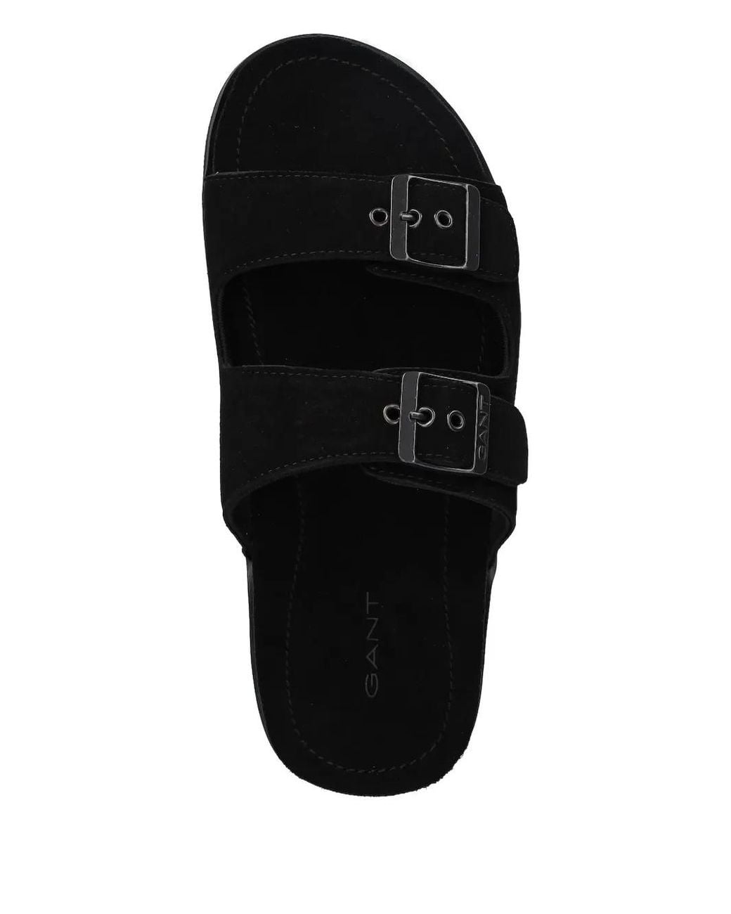 GANT Double-Buckle Sandals in Black for Men | Lyst