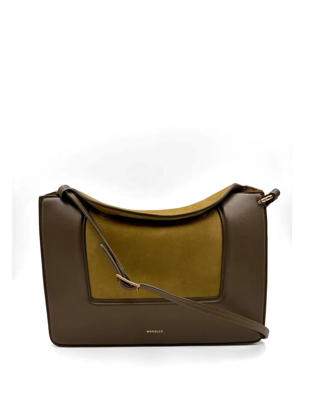 Wandler Logo-Detail Cross Body Bag in Brown | Lyst