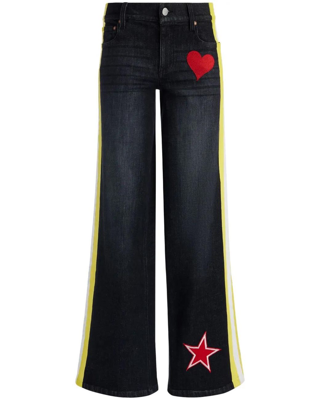 Alice + Olivia Trish Jeans in Blue | Lyst