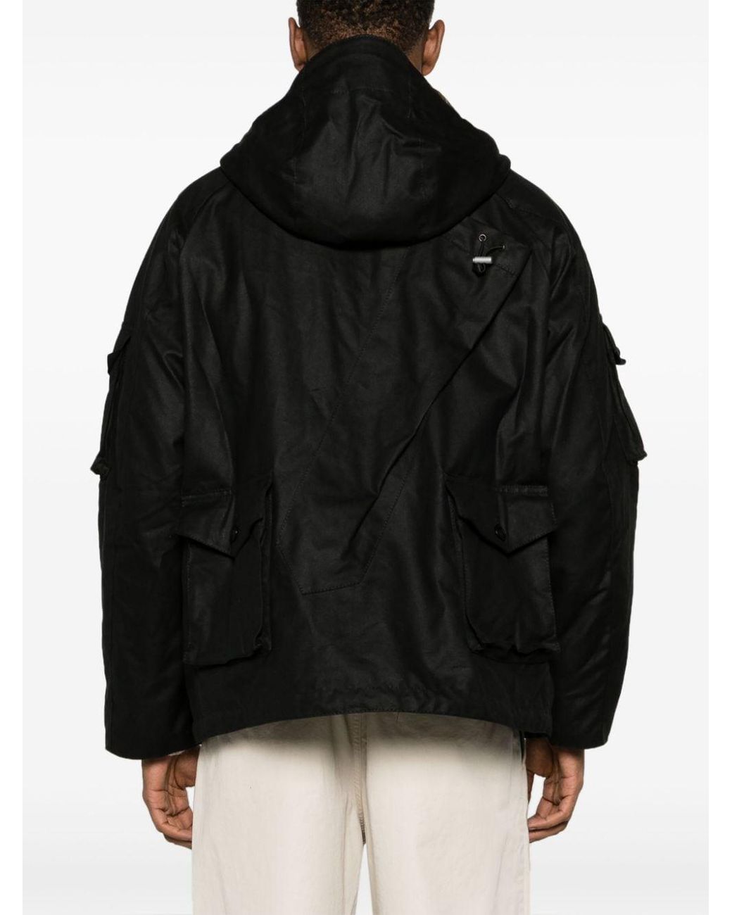 Barbour X Baracuta Clayton Wax Jacket in Black for Men | Lyst Barbour X Baracuta Clayton Wax Jacket in Black for Men | Lyst