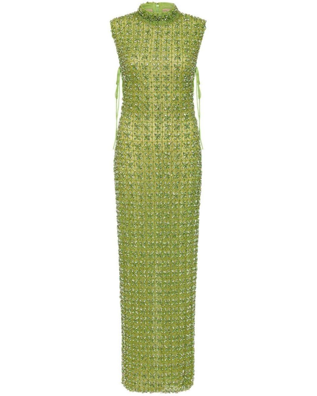 Rachel Gilbert Indi Gown in Green | Lyst