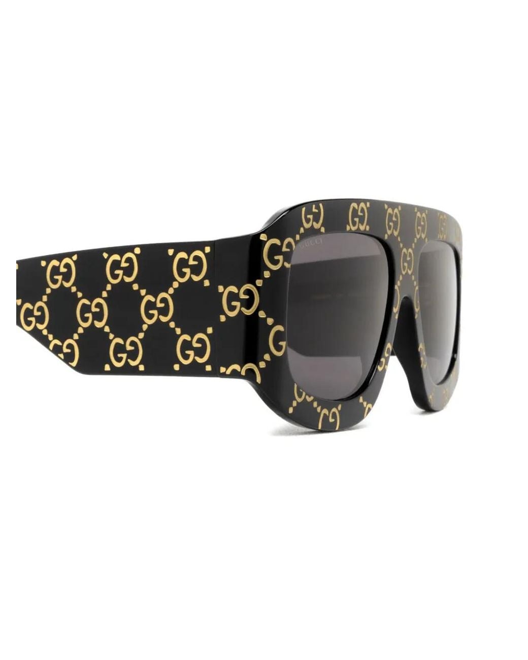 Gucci Gg Street Square Sunglasses in Gray | Lyst