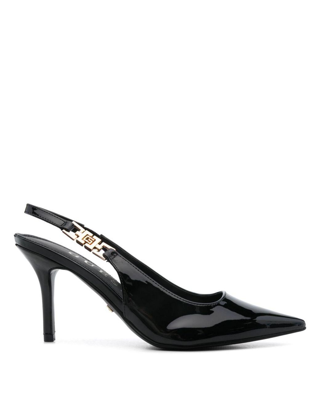 Guess 85Mm Nassha Slingback Pumps in Black | Lyst