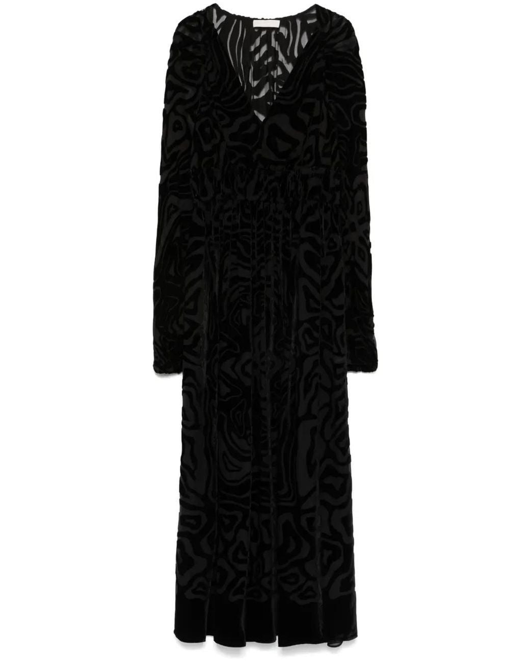 Ulla Johnson Elora Midi Dress in Black | Lyst