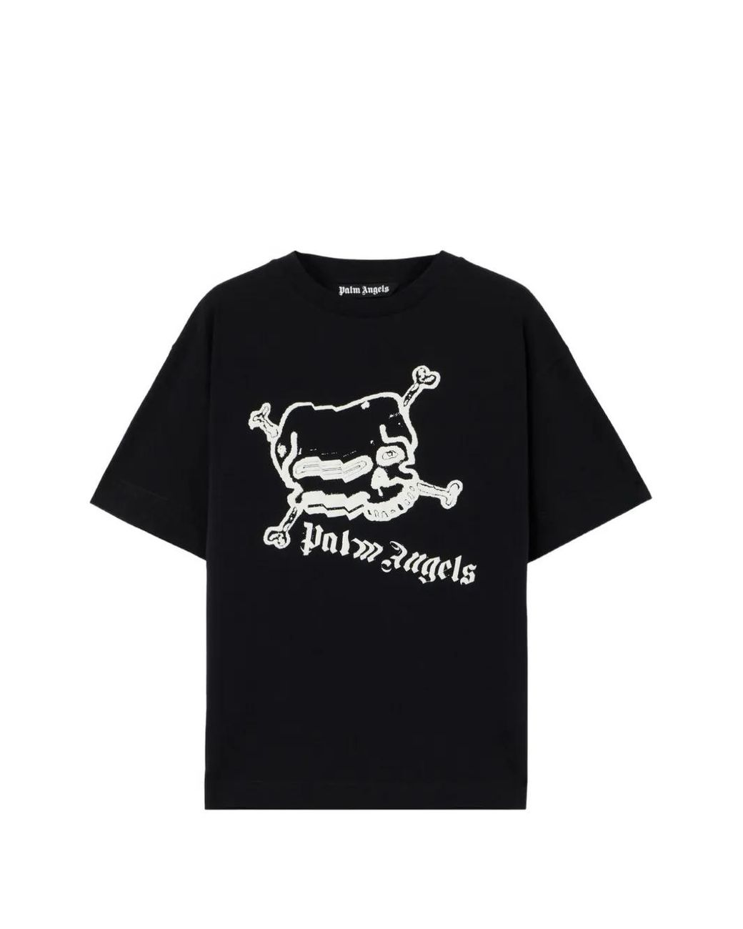 Palm Angels Skull Graphic T-shirt in Black for Men | Lyst UK