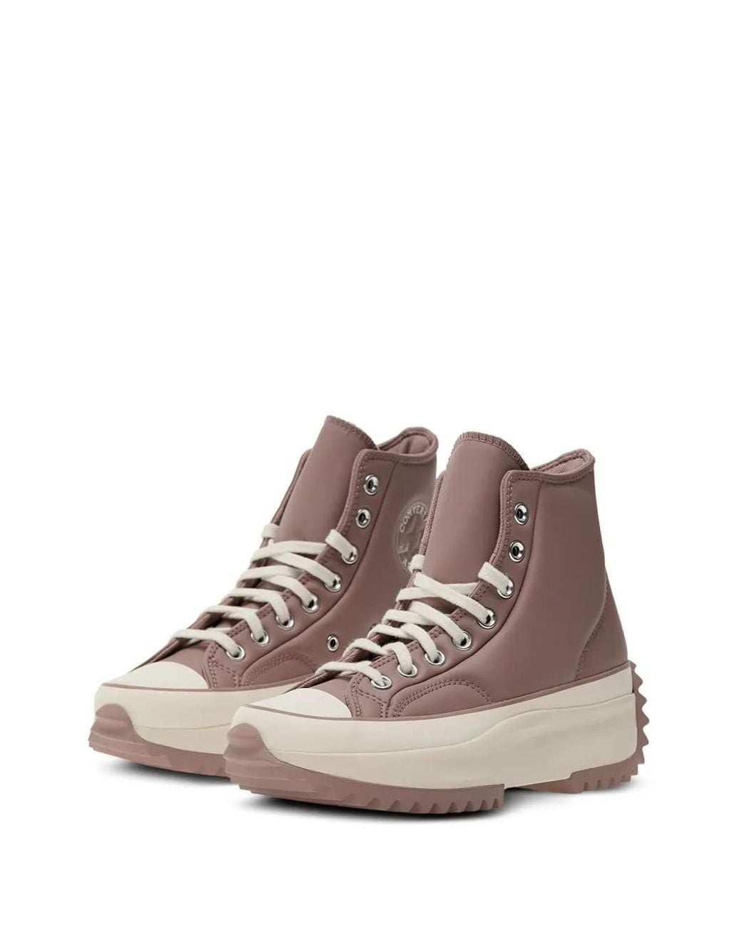 Converse Run Star Hike Platform Puffed Sneakers in Natural | Lyst