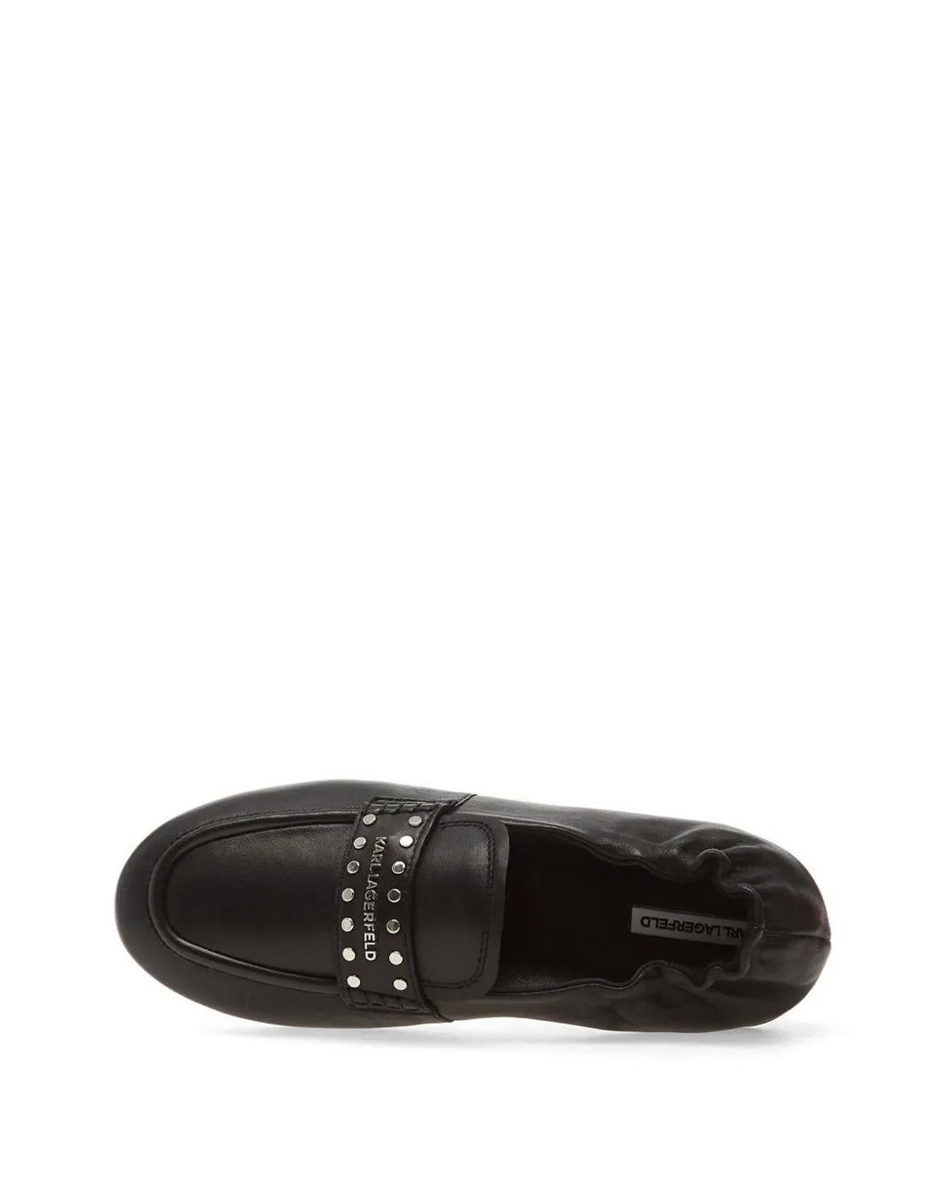 KARL LAGERFELD Marlee Loafers in Black | Lyst UK