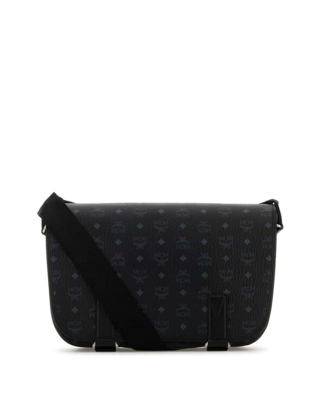 MCM Medium Aren Shoulder Bag in Black for Men | Lyst