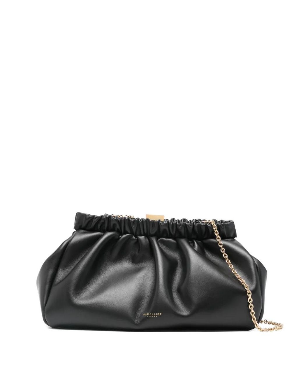 DeMellier Miami Chain Clutch Bag in Black | Lyst UK