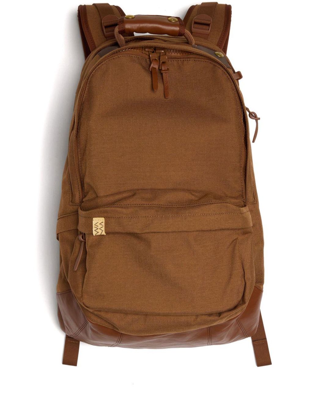 Visvim Cordura Logo-Tag Backpack in Brown for Men | Lyst