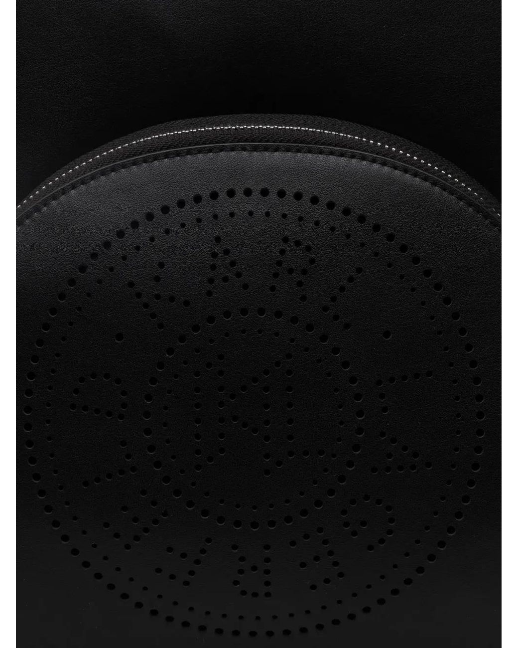 KARL LAGERFELD K/Circle Leather Backpack in Black | Lyst UK