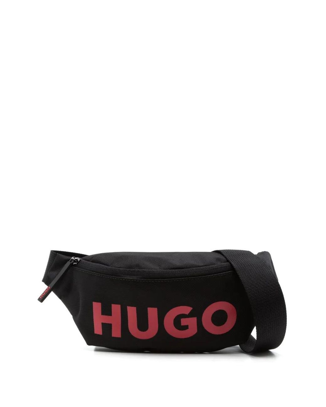 HUGO Ethon Logo-Print Fanny Pack in Black for Men | Lyst UK