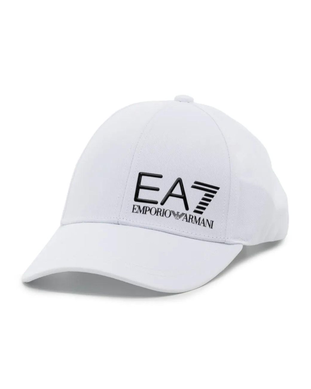 EA7 Logo-Embroidered Cotton Cap in Gray for Men | Lyst