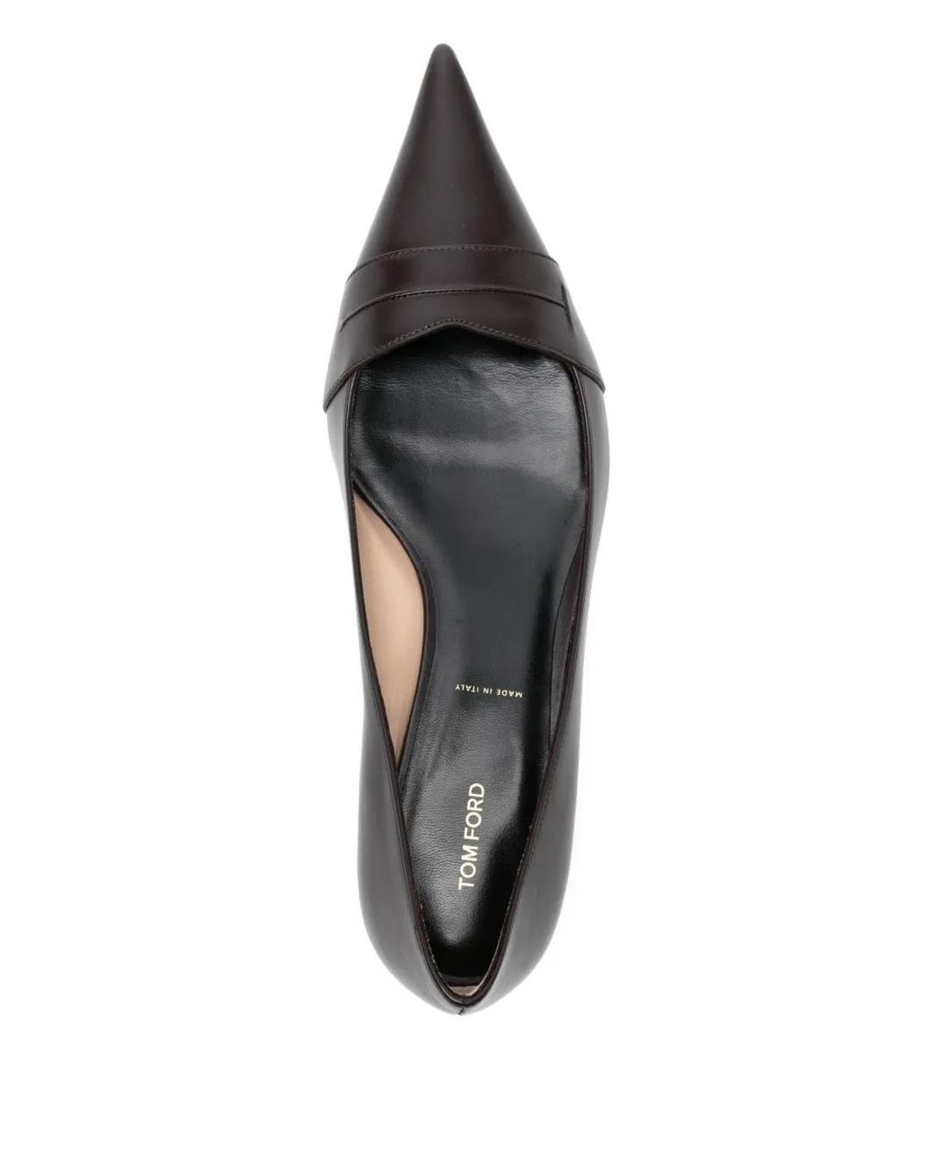 Tom Ford Eva Flat Pumps in Brown | Lyst UK