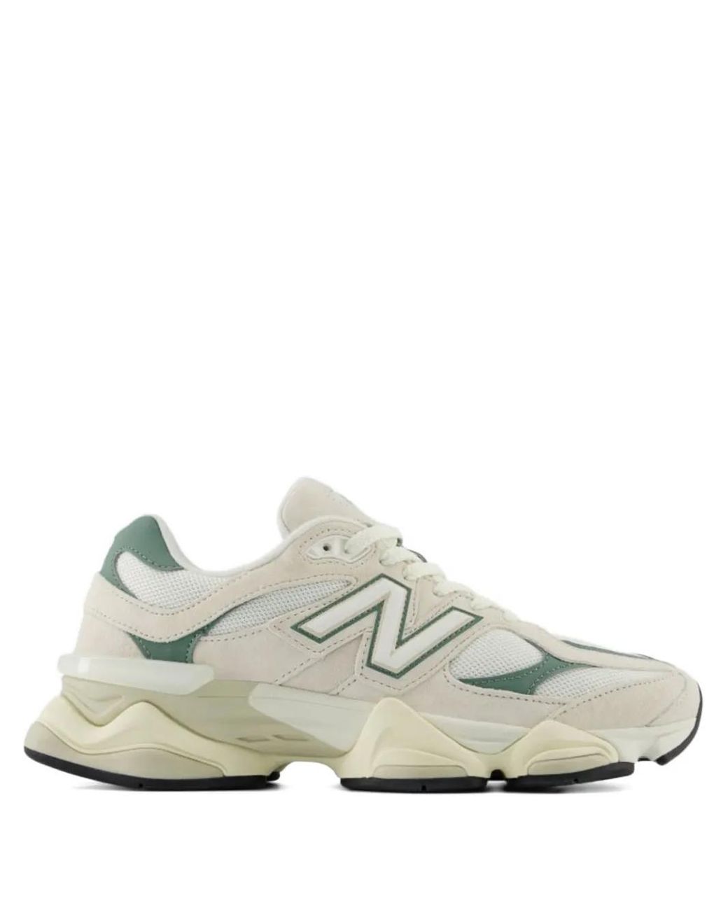 New Balance 9060 Chunky Sneakers in White | Lyst