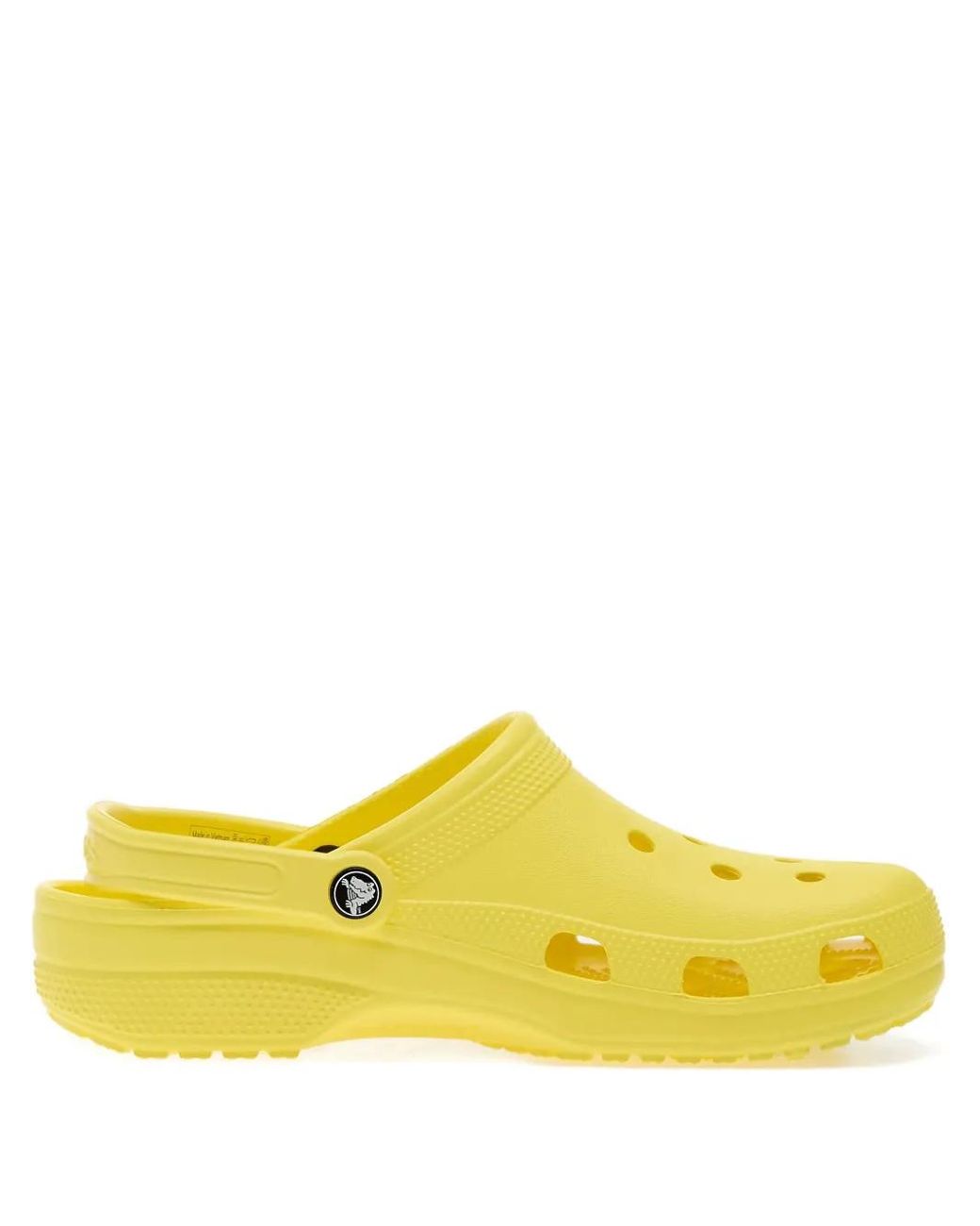 Crocs™ Classic Perforated Clogs in Yellow | Lyst