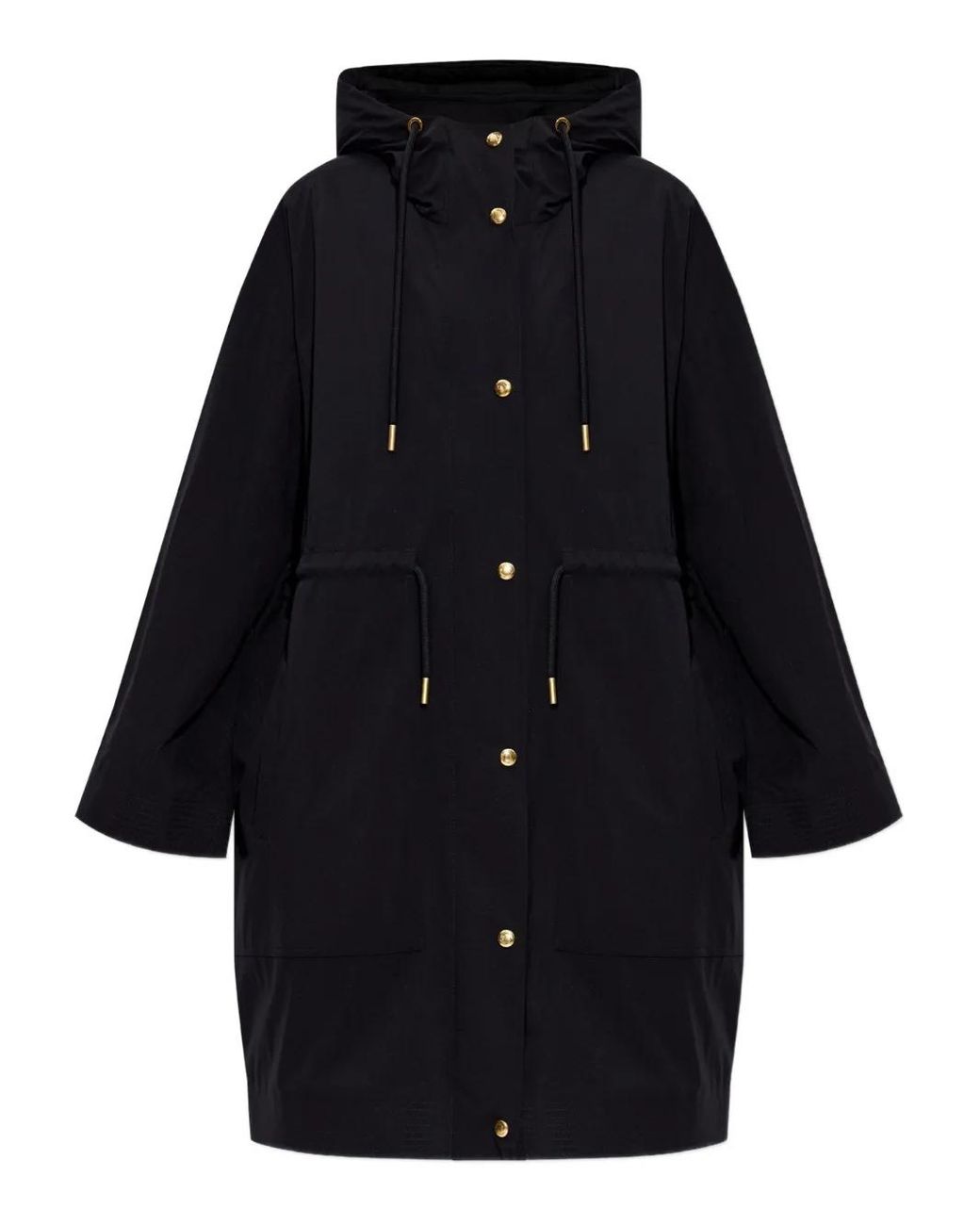 Moncler Detachable-Lining Parka Coat in Blue | Lyst